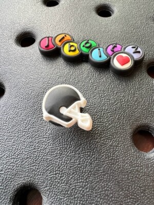 Football Helmet Authentic Jibbitz Shoe Charm for Crocs. Rare 1st ...