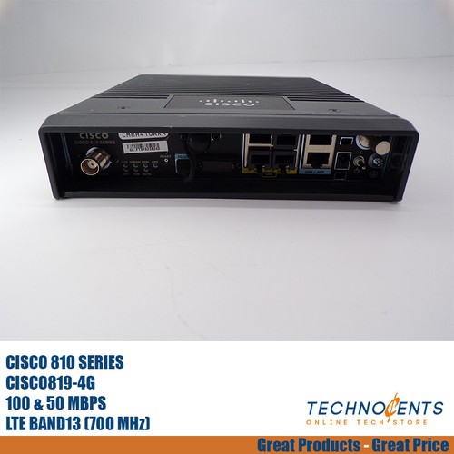 Cisco 810 Series (819-4G) C819HG-4G-V-K9 Router | eBay