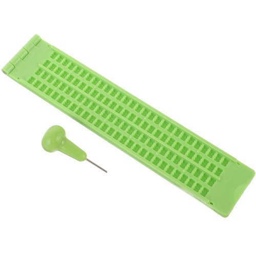 Braille Stylus Writing Tablet Plate Blind People Items Tactile Dots | eBay