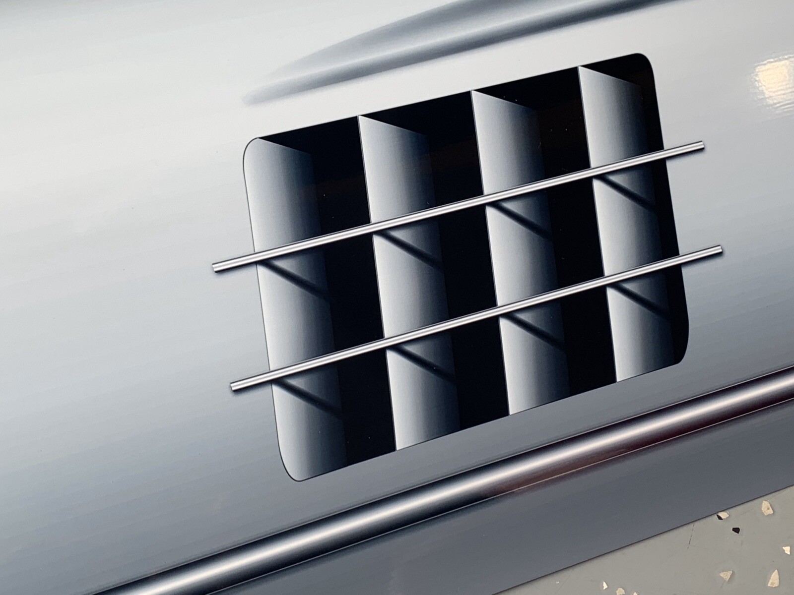 WOW!!!Curved Mercedes 300SL Gullwing Fender Style Wall Decor Garage ...