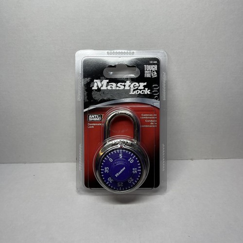 Master Lock Padlock Combination Purple Dial Anti Shim New in Package ...