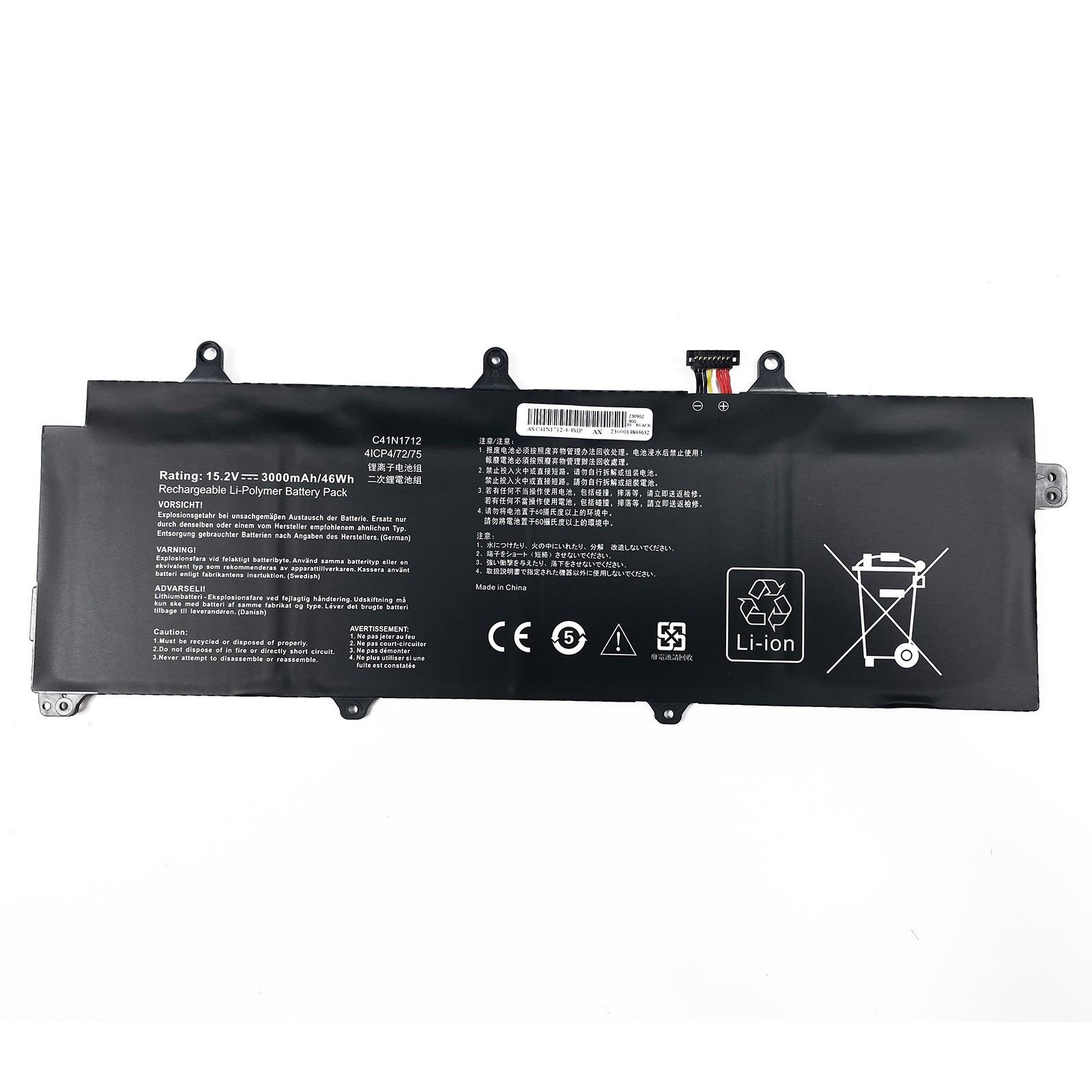 C41N1712 Battery for Asus ROG Zephyrus GX501VI-XS74-HID4 GX501GI-EI011T ...