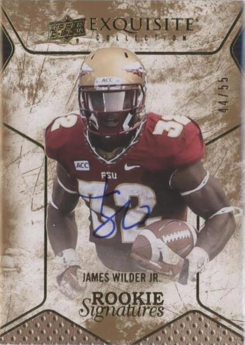 2014 Upper Deck Exquisite Collection - Rookie Signatures James Wilder ...