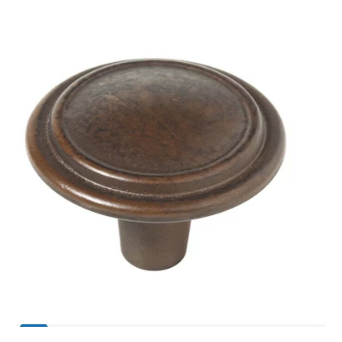 Brainerd Cabinet Knobs Rounded Square 1 9/64 In Matte Black Square
