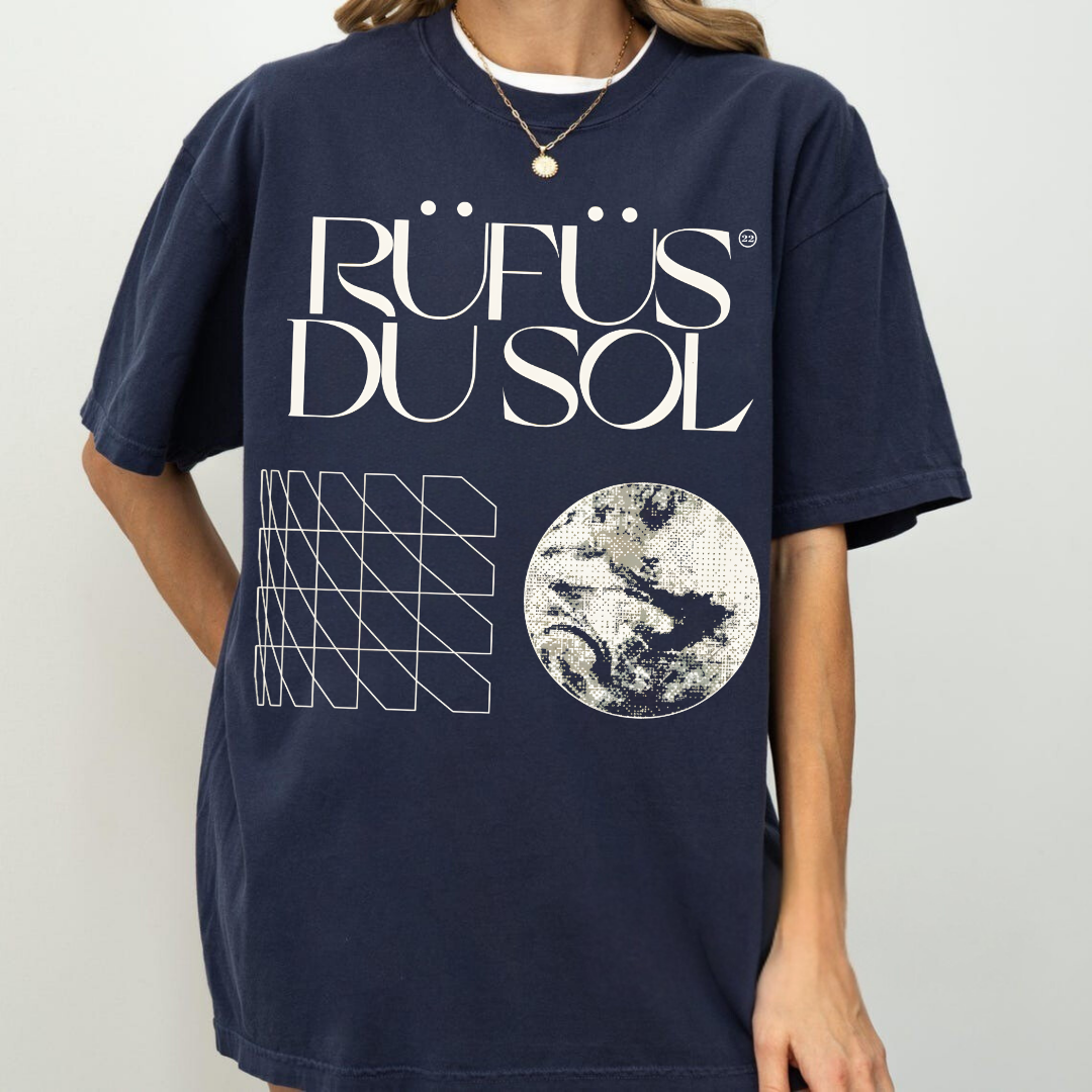 Rufus Du Sol Tour 2025 Music T-Shirt Gift for Fans | eBay
