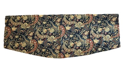 Waverly Rhapsody Jewel Valance Curtain Panel Blue Gold Red Floral 52 ...