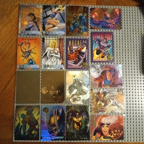 fleer X-men insert and promo card lot X33 from various old sets | eBay