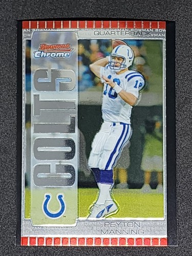 2005 Bowman Chrome Football #1 Peyton Manning Indianapolis Colts | eBay