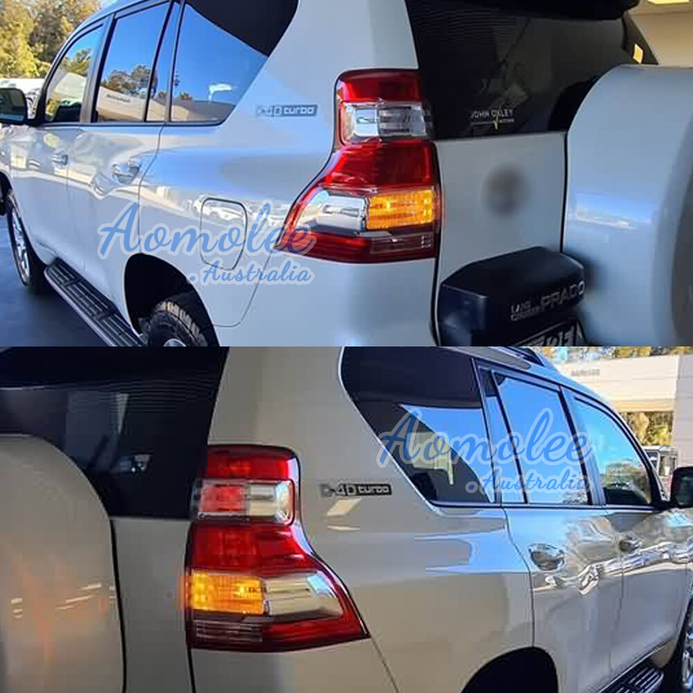 D4D Turbo Satin Black Decal Fits Toyota Prado Diesel Landcruiser 4WD ...