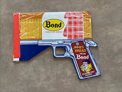 James Bond- Bond Bread Paper Pop Gun Circa 1965 | eBay