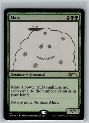 Maro 719 FOIL Magic the Gathering Secret Lair MTG Extra Life 2022 Mark ...