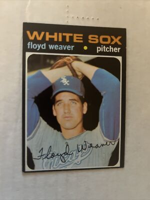 1971 Floyd Weaver Chicago White Sox Topps Baseball Card #227 | eBay