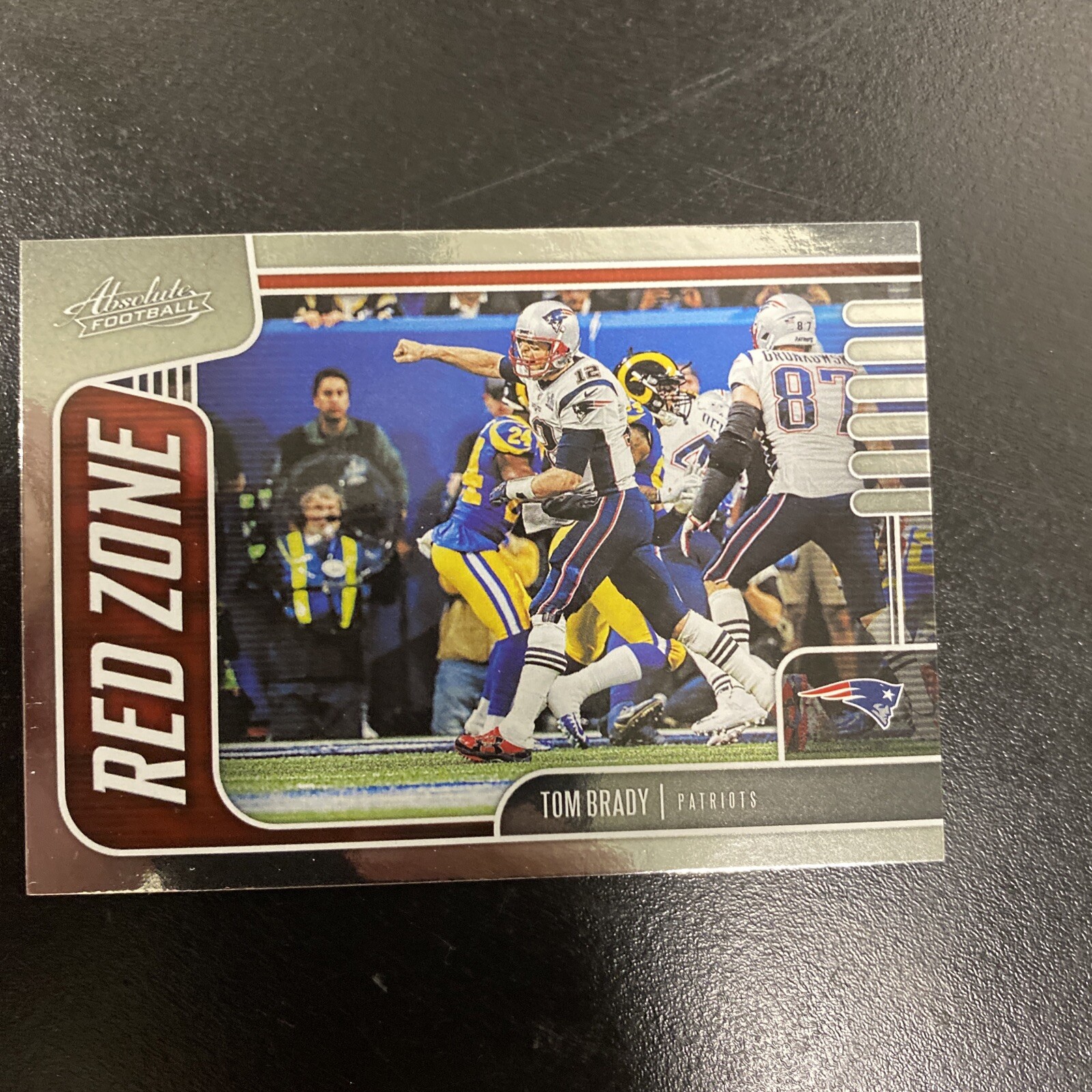 2019 Panini Absolute Tom Brady Red Zone #16 (New England Patriots) | eBay