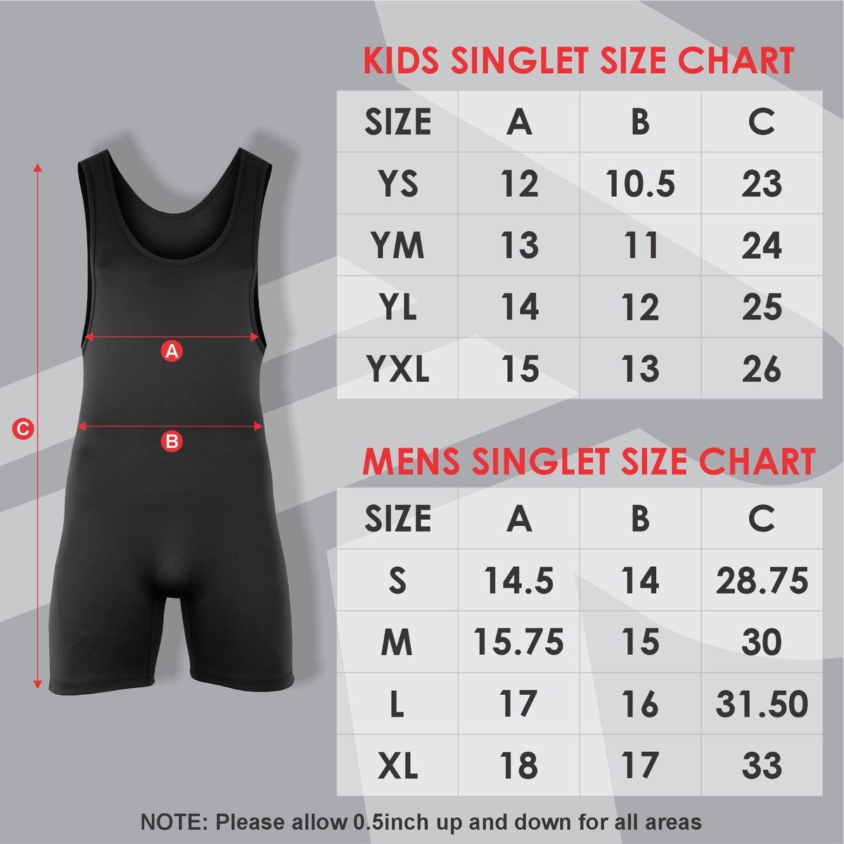 Wrestling Singlet Youth Size Chart Cheap Custom China Sublimation