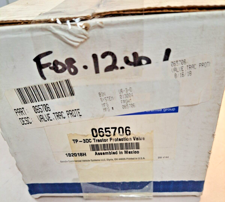 BENDIX 065706 TRACTOR PROTECTION VALVE TP-3DC | eBay