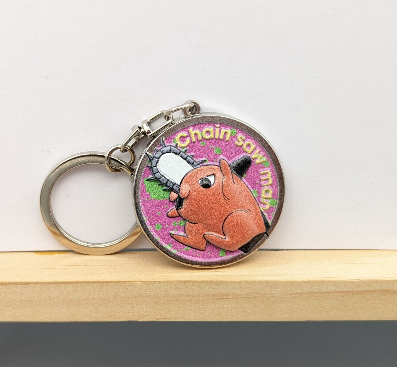 Pochita Chainsaw Man 3D Metal Keychain Collection Jump Shop Official ...