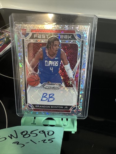 2021-22 Panini Prizm - Fast Break Rookie Autographs #FBR-BRB Brandon Boston Jr. | eBay