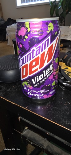 Unopened Ultra Rare Mountain Dew Violet With Grape Flavor 12oz. Japan ...