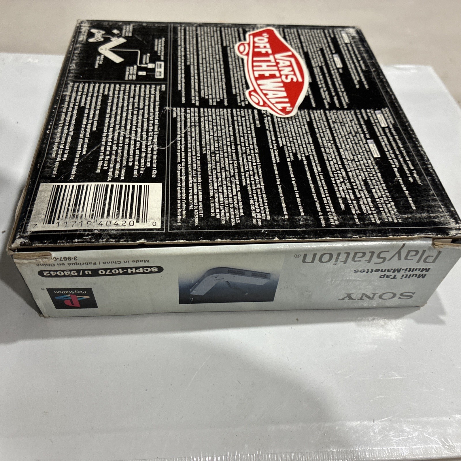 Sony Playstation 1 Multi Tap SCPH-1070 New Open Box PS1 CIB Retro Video ...