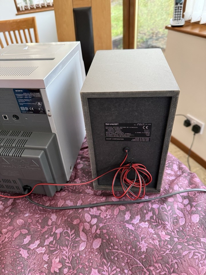 SONY CMT-CP500MD MDLP Minidisc CD Tape Stereo mini system fully working ...