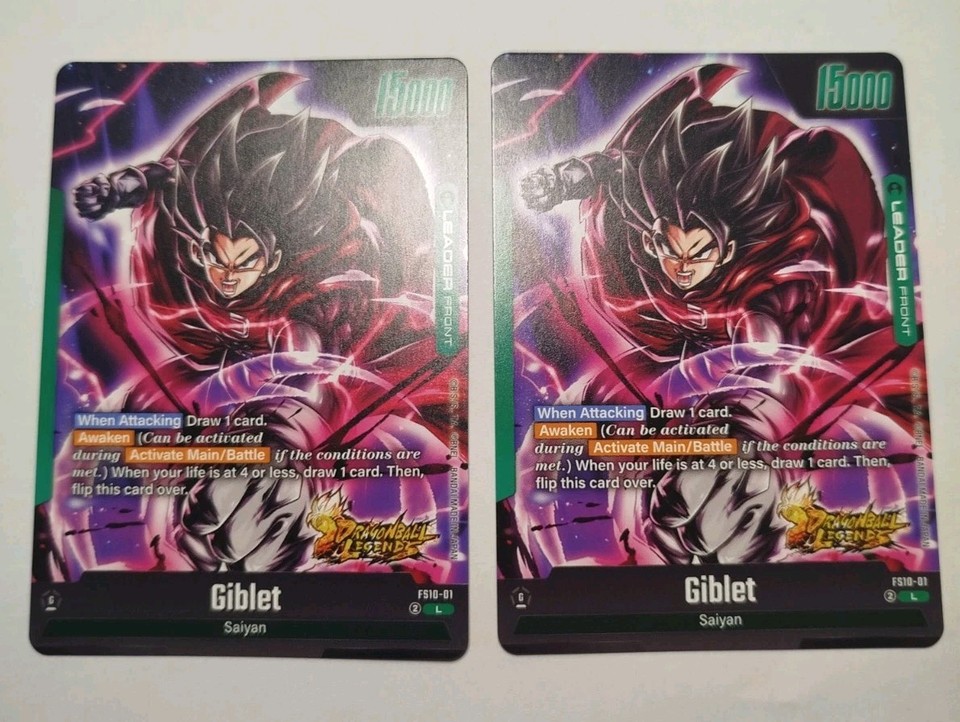 Giblet Holo Foil FS10-01 Starter Deck 10 Giblet Dragon Ball Fusion ...