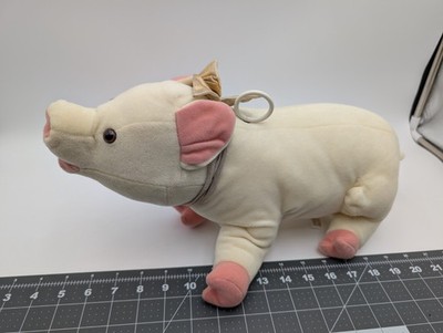 Big Top Pee Wee Vance Pig Talking Plush 1988 Pull String Works READ ...