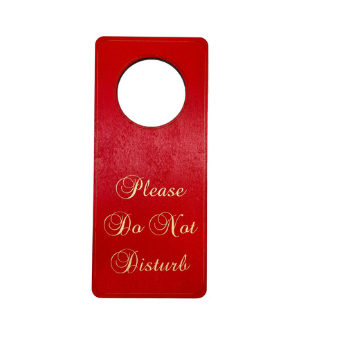 RED Please do not disturb door hanger Sign | eBay Australia