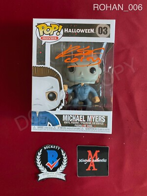 Rohan Campbell signed Michael Myers Funko Pop #03 Halloween Ends Corey ...