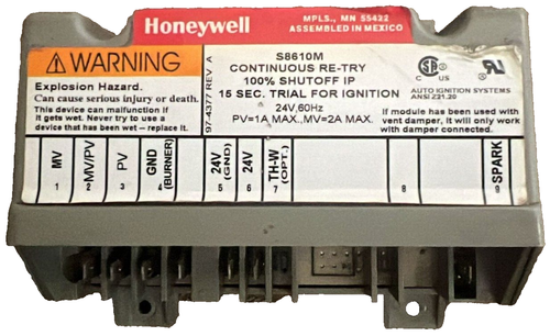 S8610M Honeywell Ignition Control Module | eBay