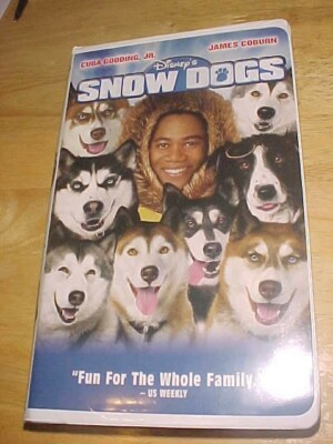 Walt Disney's Snow Dogs (VHS, 2002) Clamshell Case Cuba Gooding Jr ...