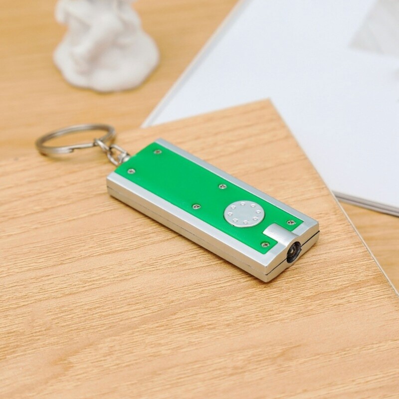 4-Pieces Mini Keychain LED Lights Keychains Flashlight Assorted Color ...