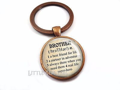 Brother Key Chain Best Friend Keychain Charm Best Man Gift Accessory | eBay