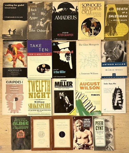 Vintage Drama Plays Book Lot Of 20 Classic Playwrights /Arthur Miller ...