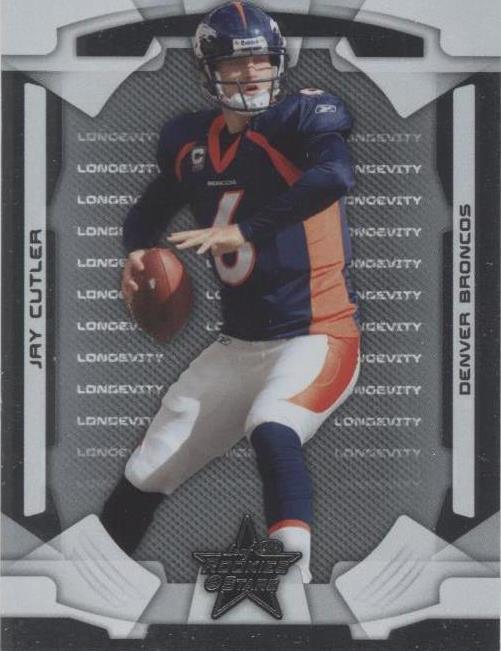 2008 Leaf Rookies & Stars - Jay Cutler #29 Longevity Parallel Silver ...