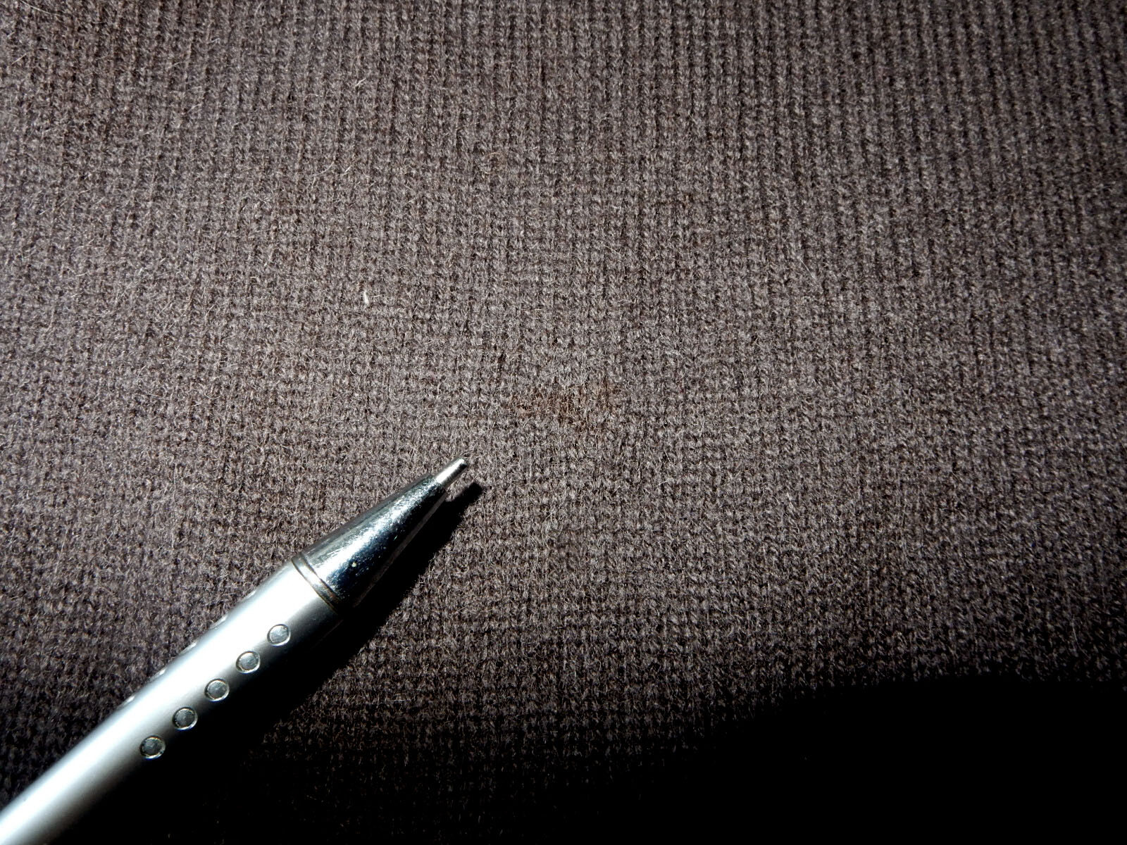 GREYLAND 100% CASHMERE BROWN WITH GRAY TINT V-NECK LONG SLEEVE SWEATER ...