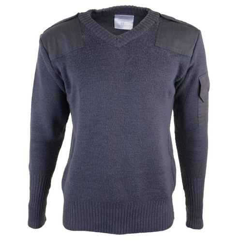 Original British RAF Wool Jumper - Blue-Genuine British Commando Style ...