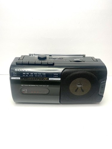 Vintage Sony CFM-10 Portable Boombox Radio Cassette Recorder Tested ...
