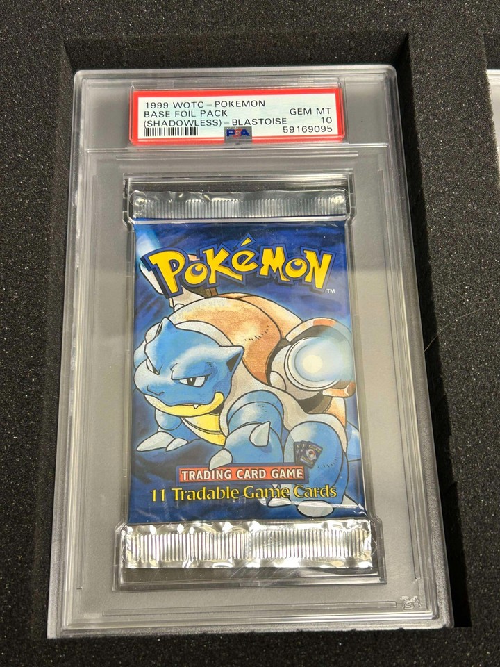 Pokemon 1st Edition Shadowless Booster Pack PSA 10 Set W/ Case | eBay