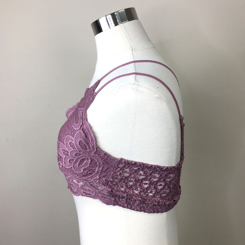 Anemone Women's Sexy Comfortable Lace Wireless Stretch Bra Bralette Top ...