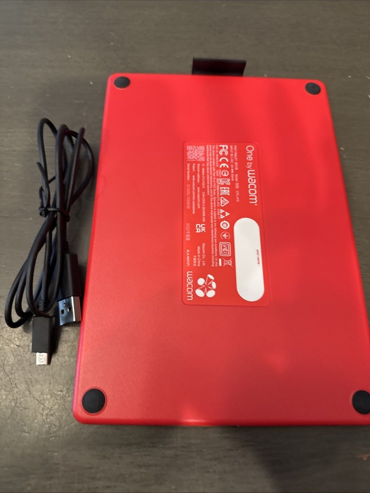 One By Wacom CTL-472 Draw Drawing Tablet USB No Pen | eBay