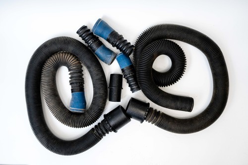 TWO (2) Rockler Dust Right Flexiport Hose and various Attachments 3 ...