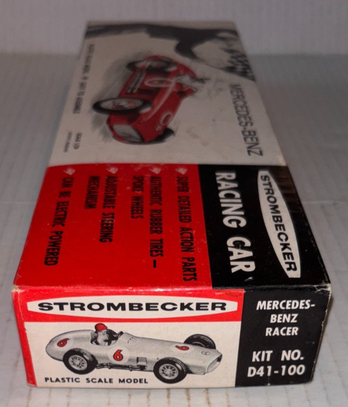 Strombecker Model Kit, MERCEDES-BENZ RACING CAR (1/24 Scale) | eBay