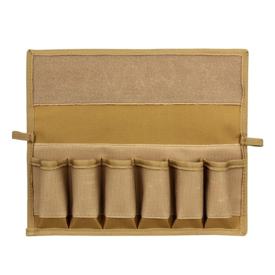 Tactical Molle 6-Slot Hand Gun Pistol Mag Pouch Magazine Storage Bag ...
