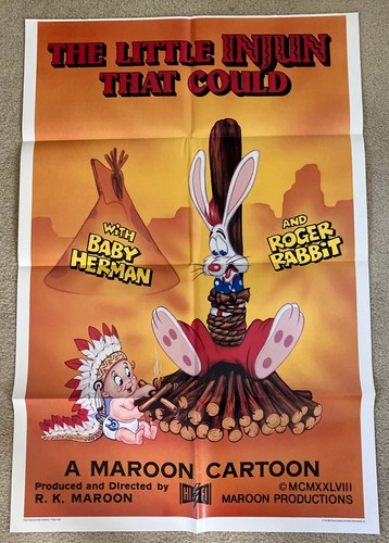 THE LITTLE INJUN THAT COULD 1988 Numbered Original One Sheet Poster ...