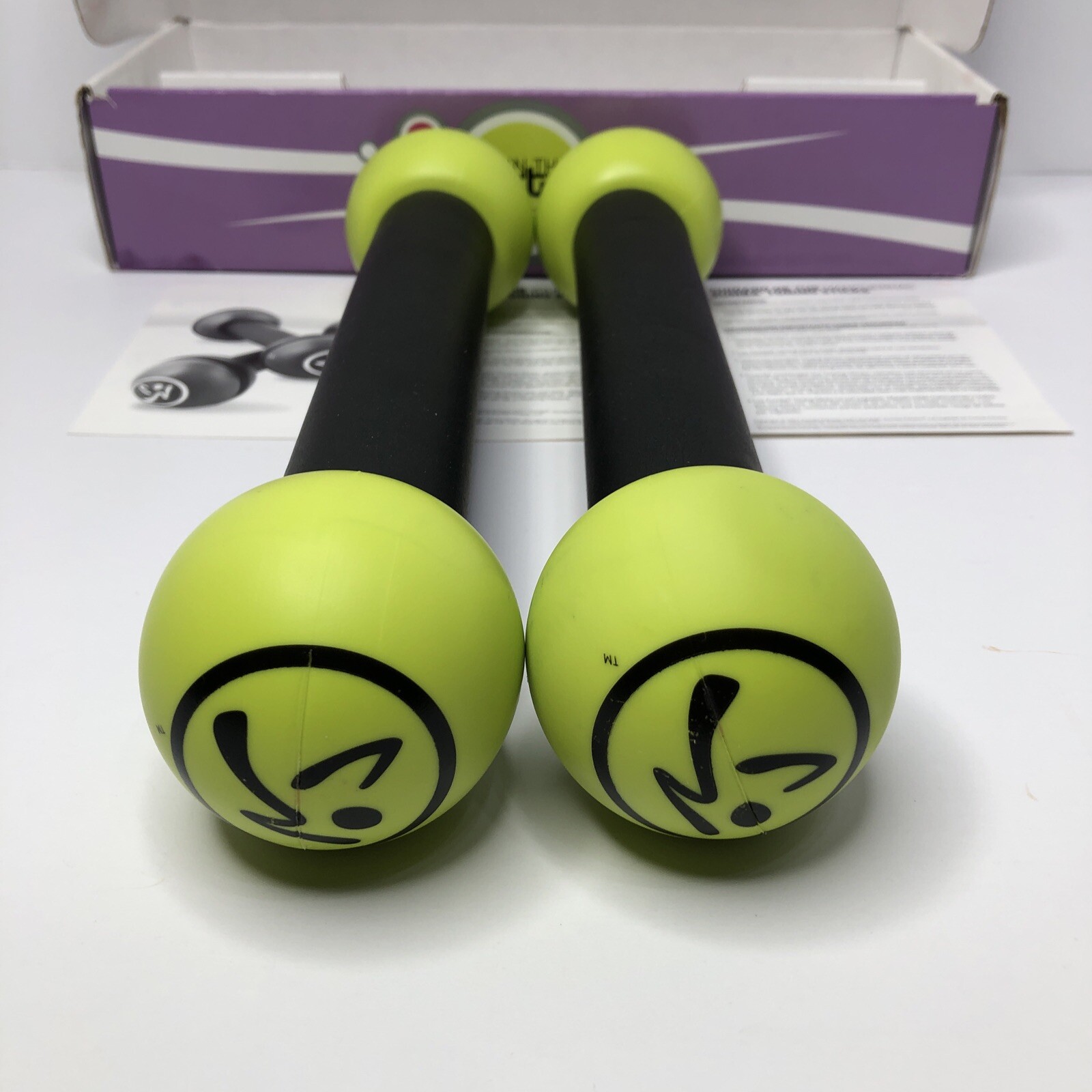 Zumba Toning Sticks 1 LB Weights Set of 2 Official for sale online | eBay