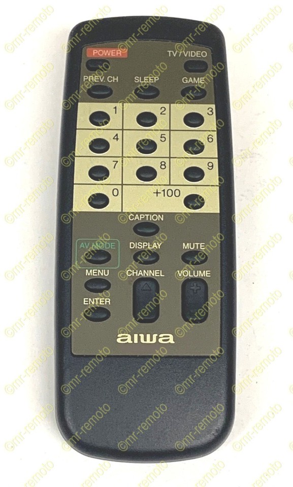 OEM Genuine AIWA Remote Control for TV-Models TV-C1300 TV-CN140 | eBay