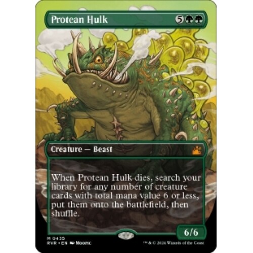 Protean Hulk (borderless) M/NM Magic: The Gathering MTG Ravnica ...
