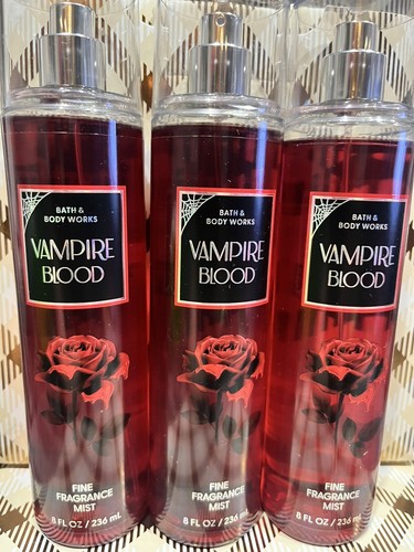 Bath & and Body Works 8 oz Fine Fragrance Mist Spray Halloween VAMPIRE ...