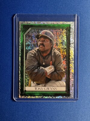 Tony Gwynn 2021 Topps Gallery Green Pattern Parallel Refractor #199 SP ...
