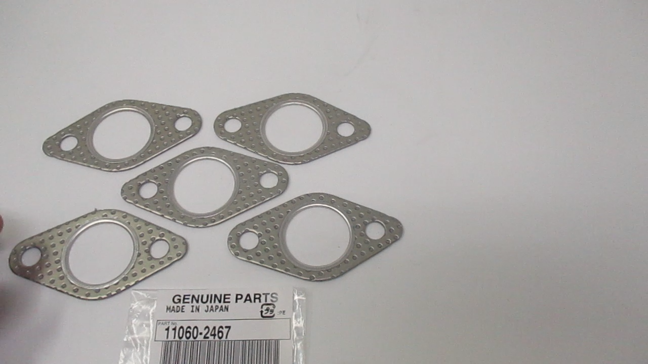 2 Genuine Kawasaki 11060-2467 Muffler Gasket Exhaust FD671D FD711D ...